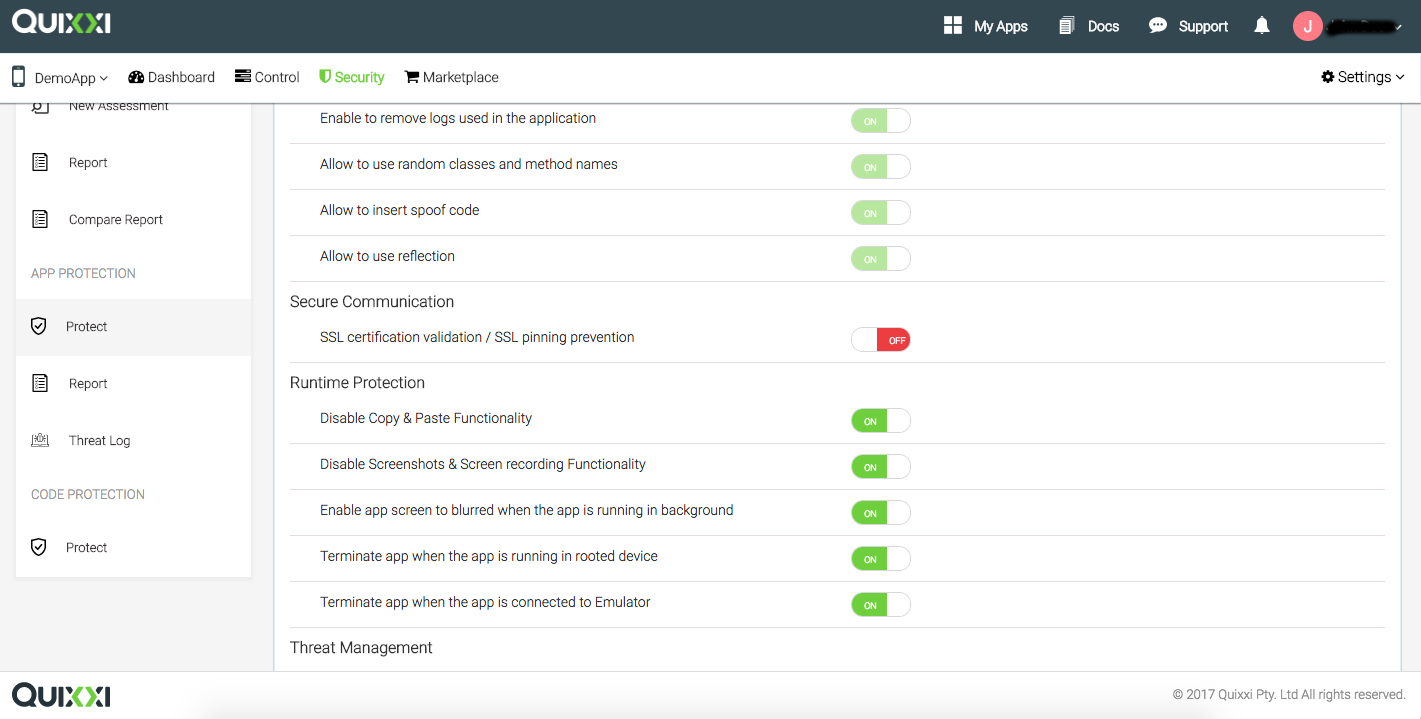 Android - Quixxi Security