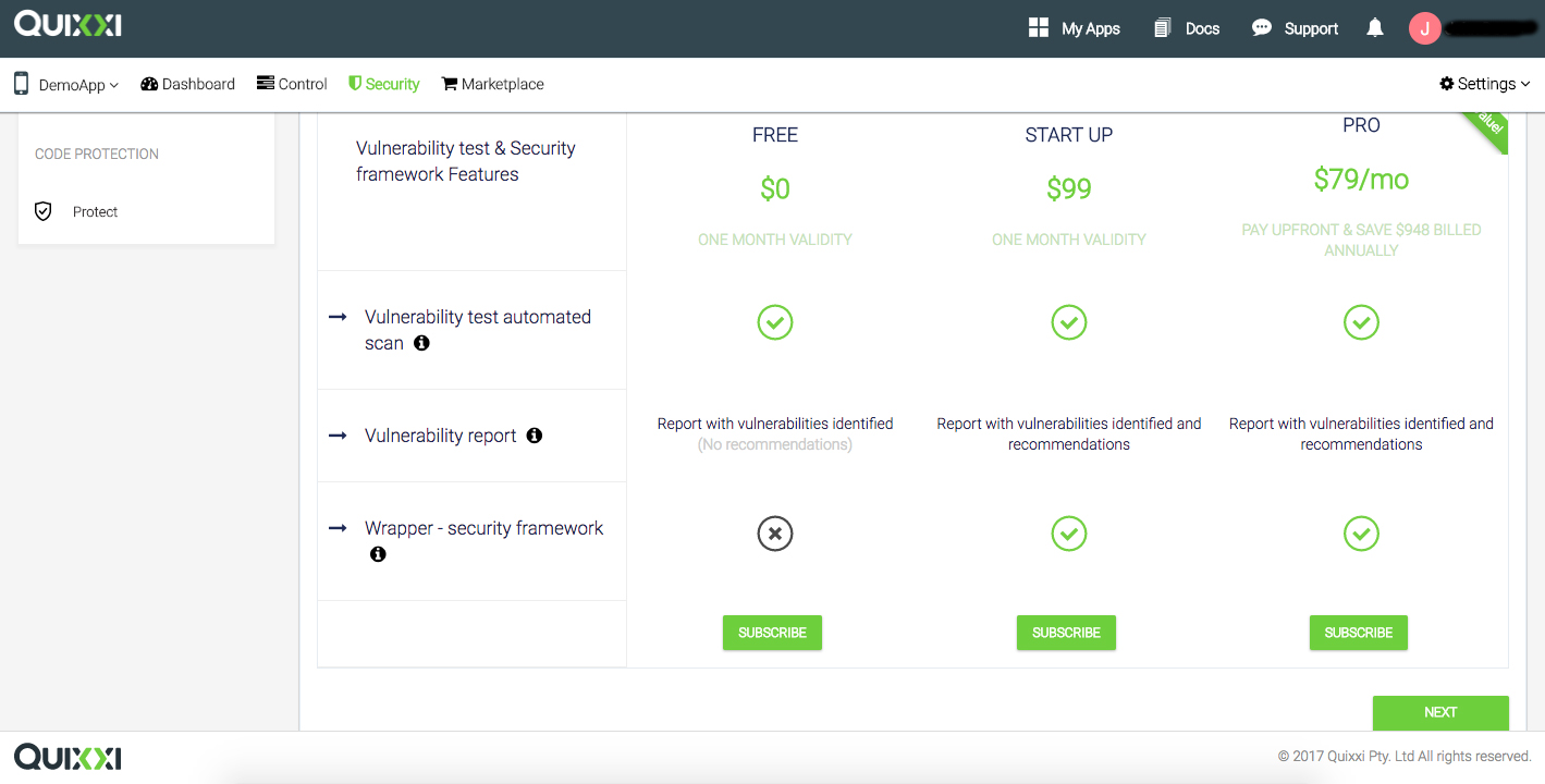 Android - Quixxi Security